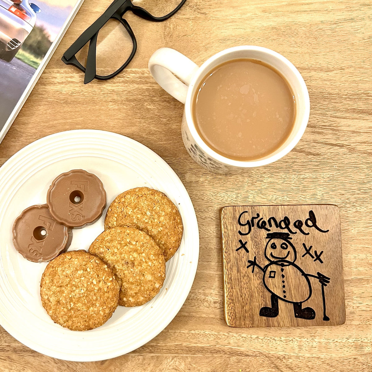 Engraved Coasters - Circular not Square – Dinky Artist